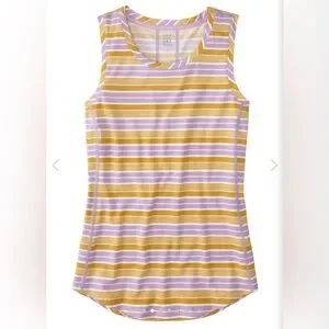 Title nine | Tops | Title Nine Vibe Tank Top In Rugby Stripe Purple And ...